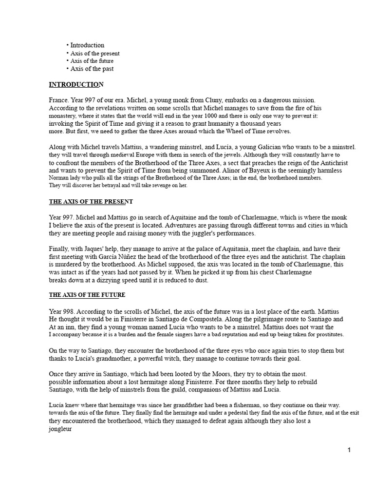 Summary of The End of The World 2 | PDF | Santiago De Compostela