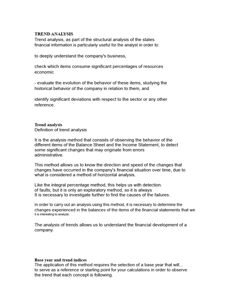 Trend Analysis | PDF | Behavior | Applied Mathematics