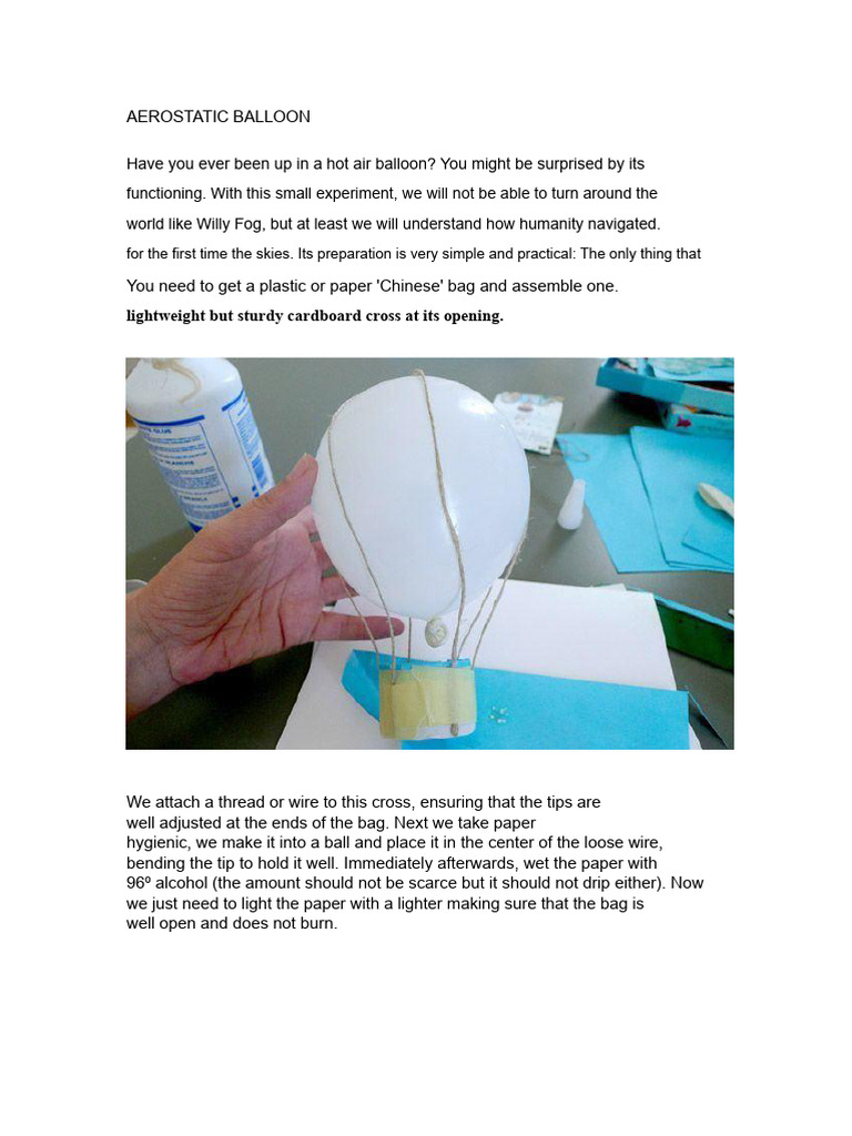 Understanding Hot Air Balloon Flight | PDF | Buoyancy | Atmosphere Of Earth