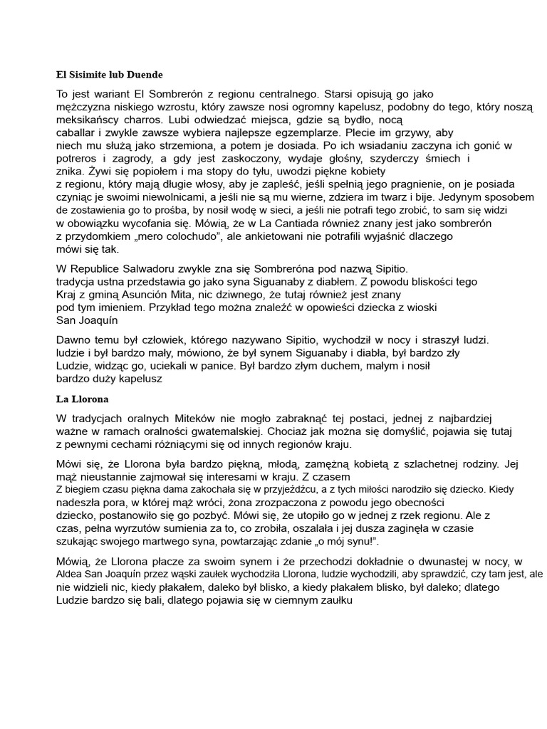 Sisimite Lub Duende | PDF