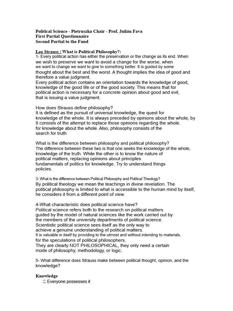 Political Science | PDF | Knowledge | Sovereignty