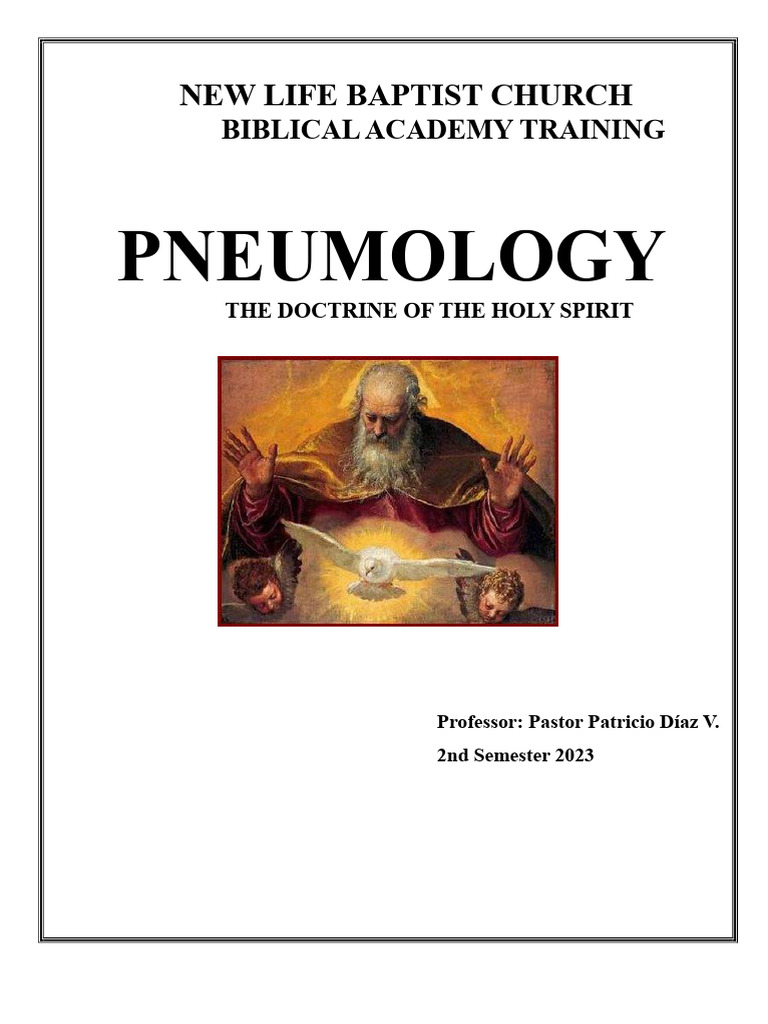 Pneumatology: Doctrine of the Holy Spirit | PDF | Jesus | God The Father