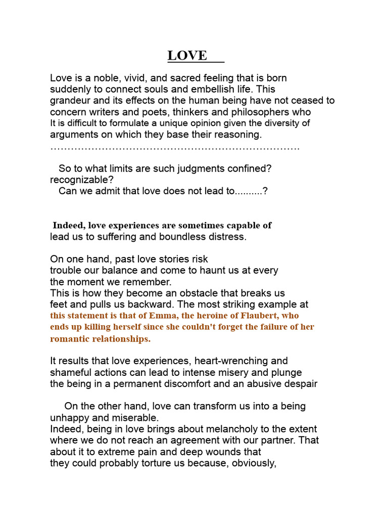Love | PDF | Love | Social Psychology