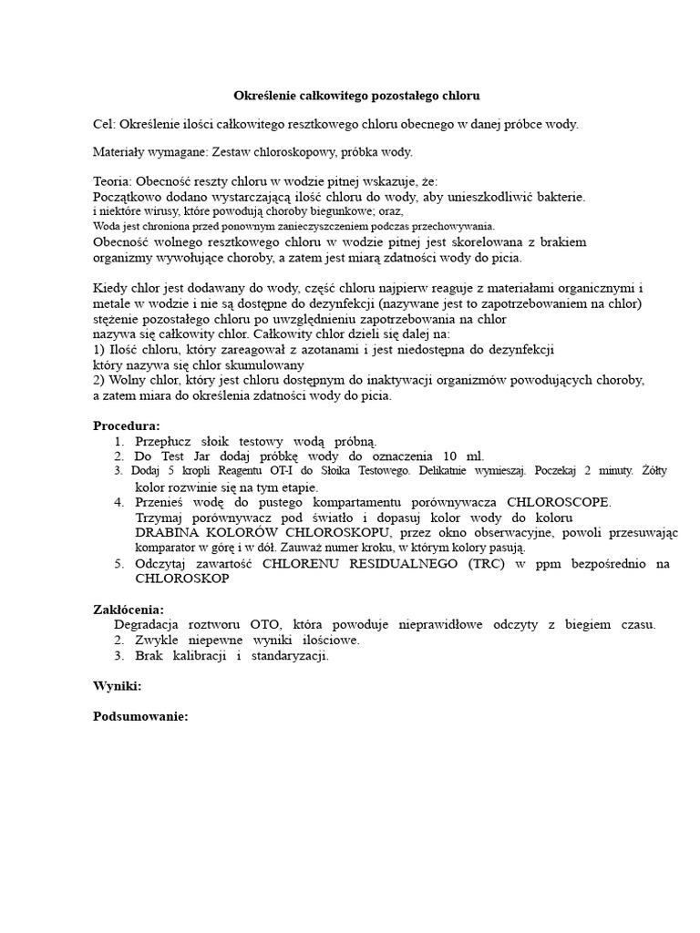 Określenie TRC | PDF