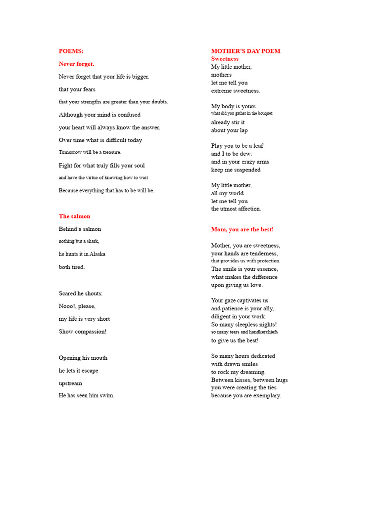 POEMS | PDF