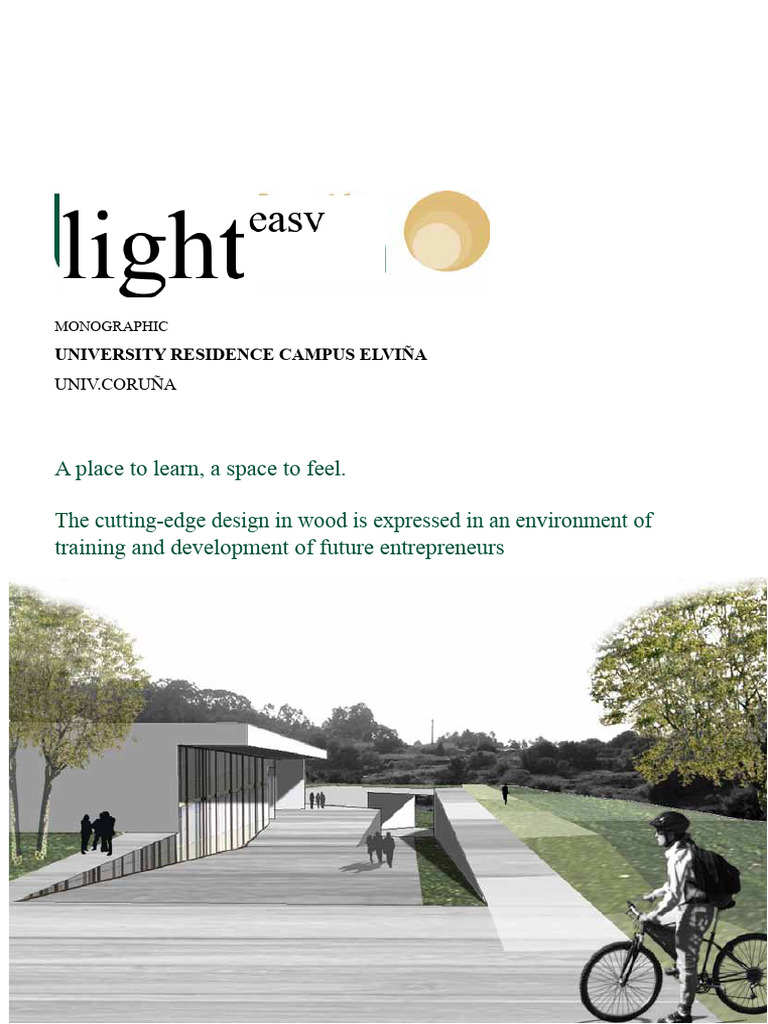 University Residence Campus Ellviña | PDF | Wood