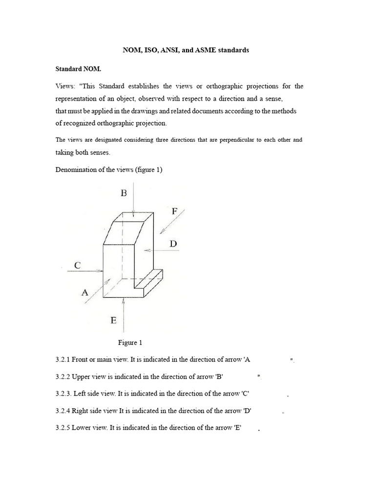 Technical Drawing Standards Overview | PDF | Technical Drawing | Geometry