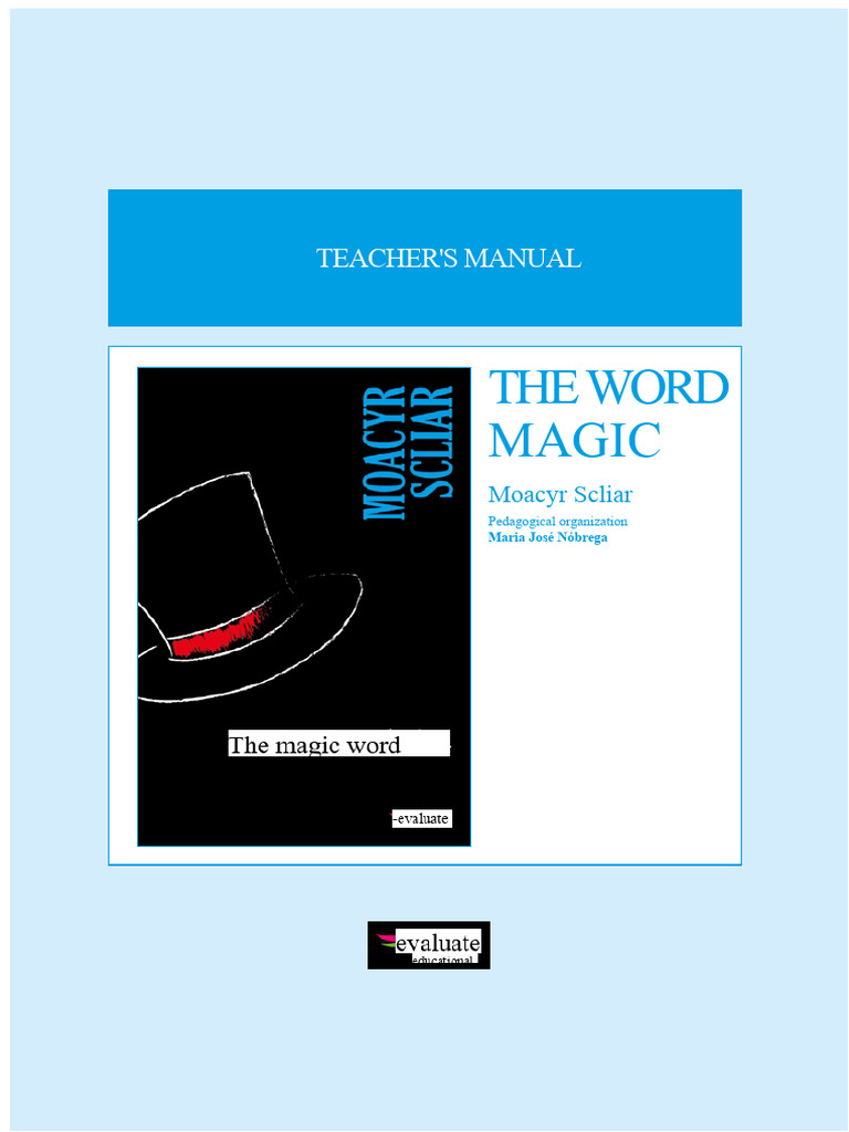 Teacher's Manual: The Magic Word | PDF