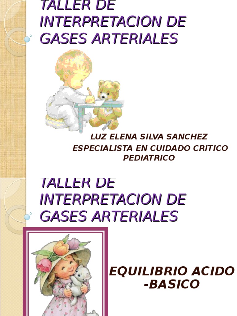 Taller de Interpretacion de Gases Arteriales