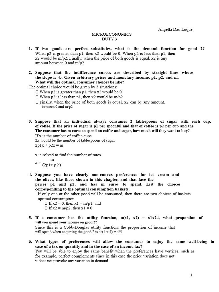 Assignment 3 Election | PDF | Demand | Goods