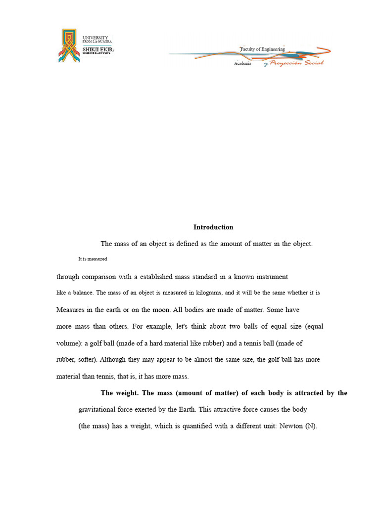 Physics Laboratory Mass and Weight | PDF | Weight | Mass