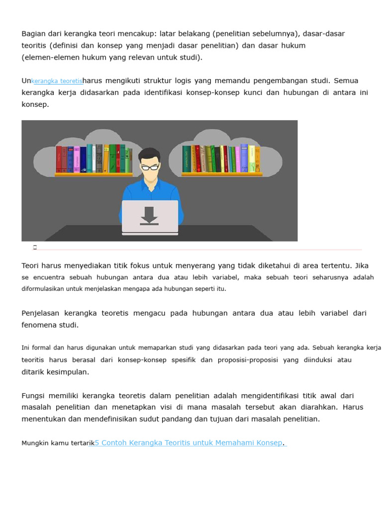 Bagian-Bagian Kerangka Teoritis | PDF