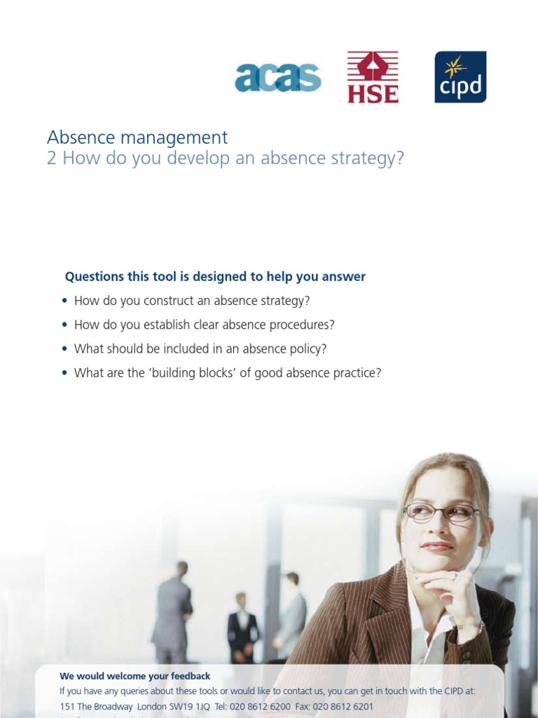 Absence Management 1 | PDF | Employment | Occupational Safety And Health
