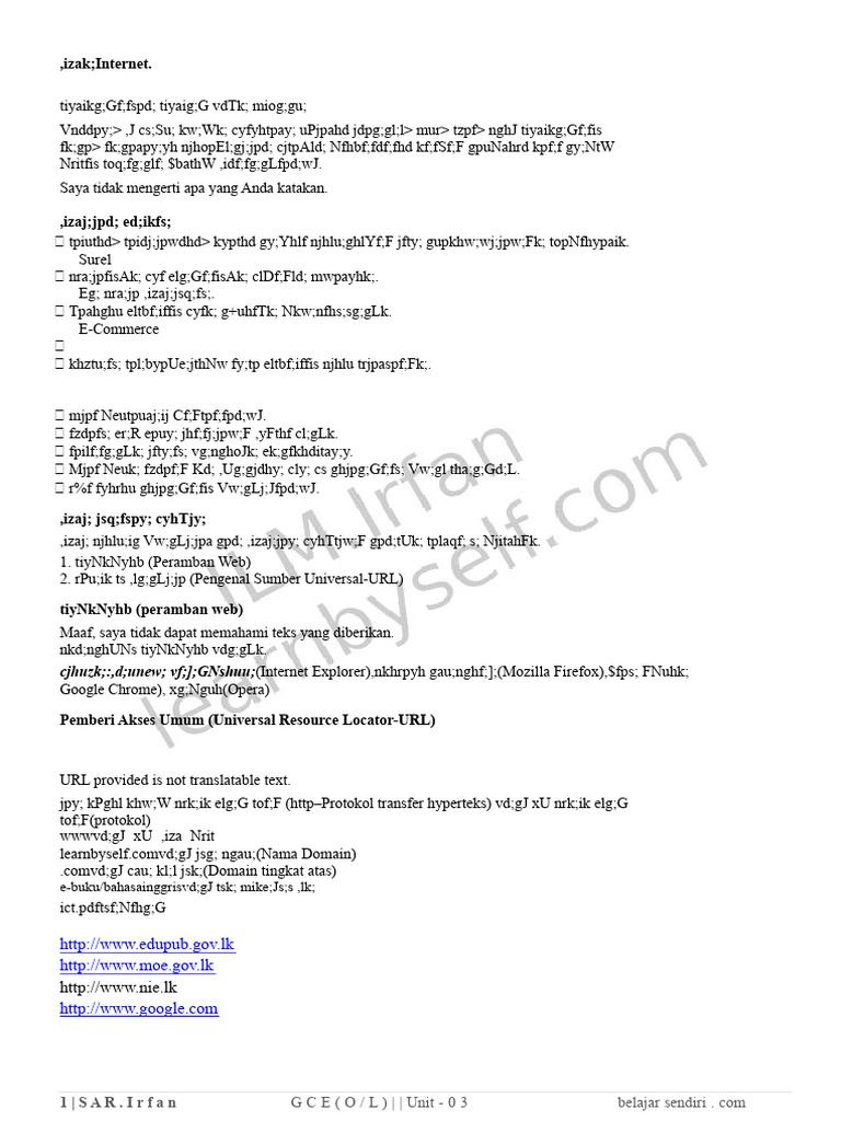 G11 Unit 03 Internet | PDF | Internet Architecture | Networking Standards