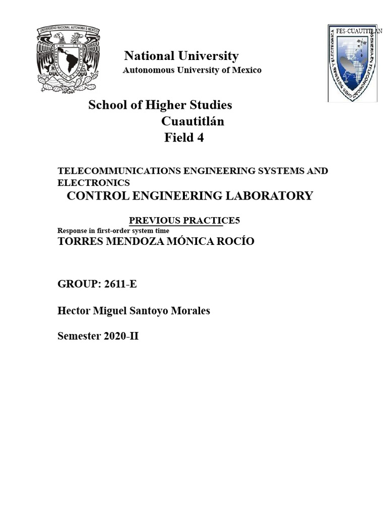 Previous 5 Control Engineering | PDF