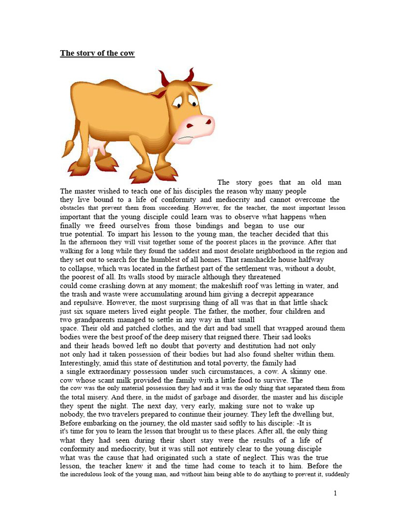 The Tale of the Cow | PDF