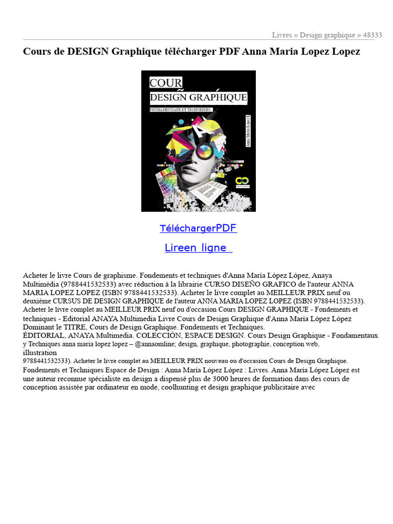 Cours de Design Graphique par A. M. López | PDF