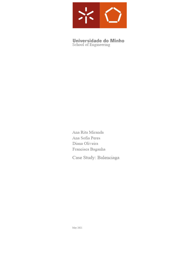Balenciaga Fashion Brand Case Study | PDF | Fashion | Brand