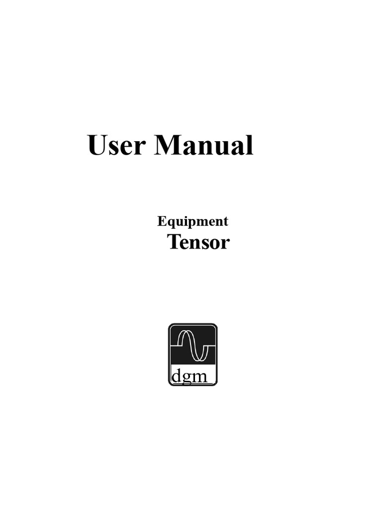 Tensor Manual | PDF | Skeletal Muscle | Muscle Contraction