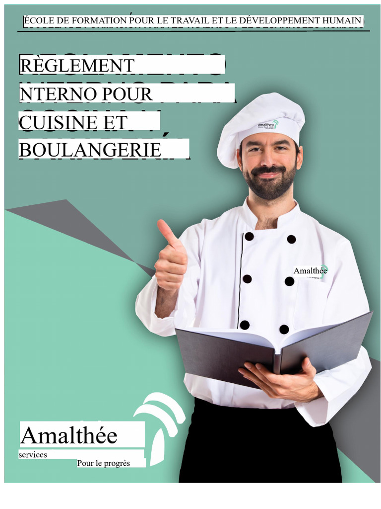 Règlement Intérieur Pour La Cuisine Et La Boulangerie | PDF ...