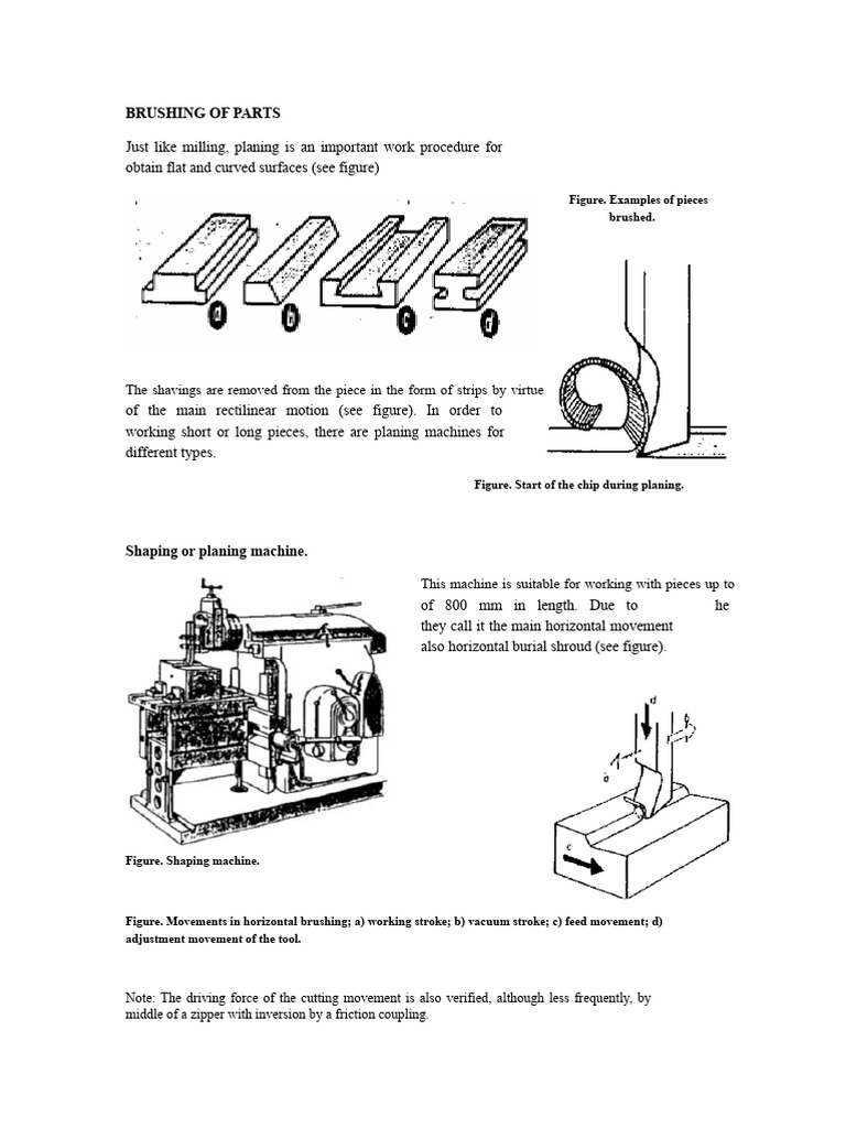 Brushing of Parts | PDF | Machines | Mechanical Engineering