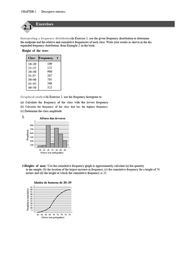 Livrolarson Chapter2 Exercises | PDF | Standard Deviation | Quartile