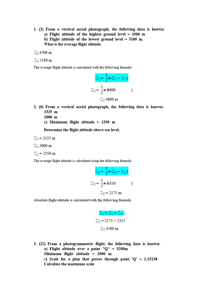 Problems SIG | PDF | Aerial Photography