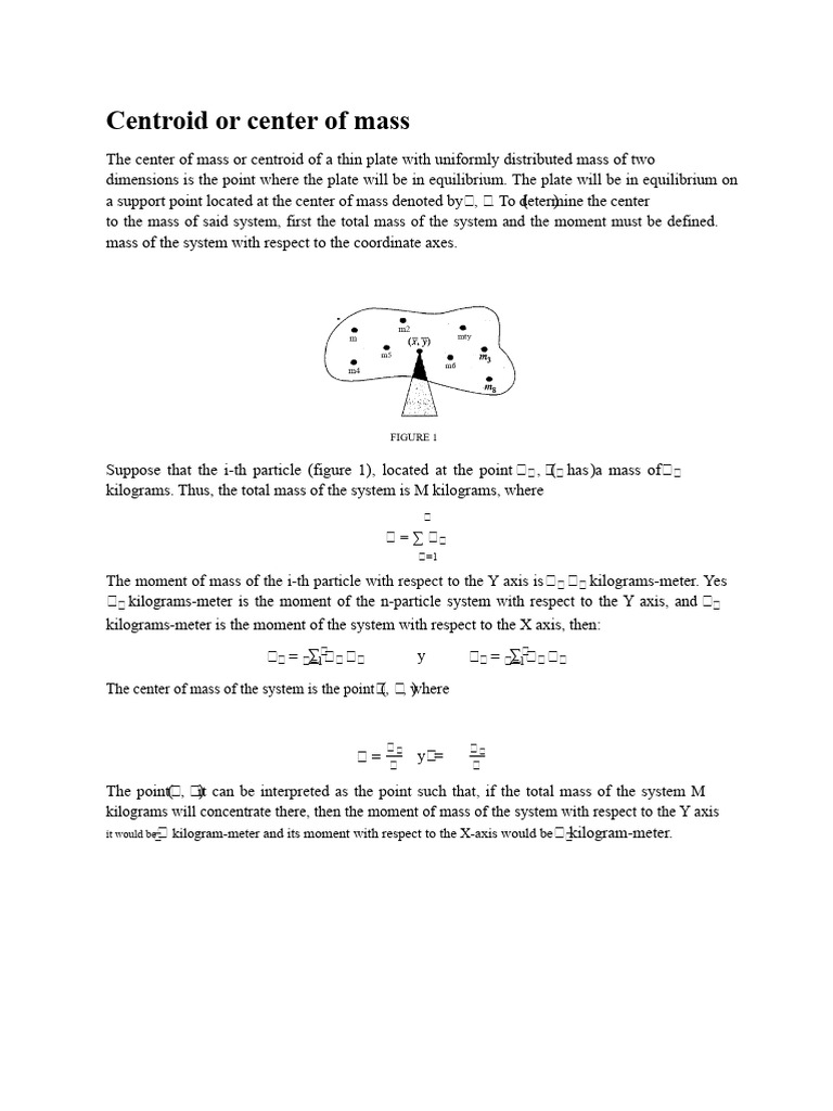 Centroid Calculation for Planar Regions | PDF | Cartesian Coordinate ...