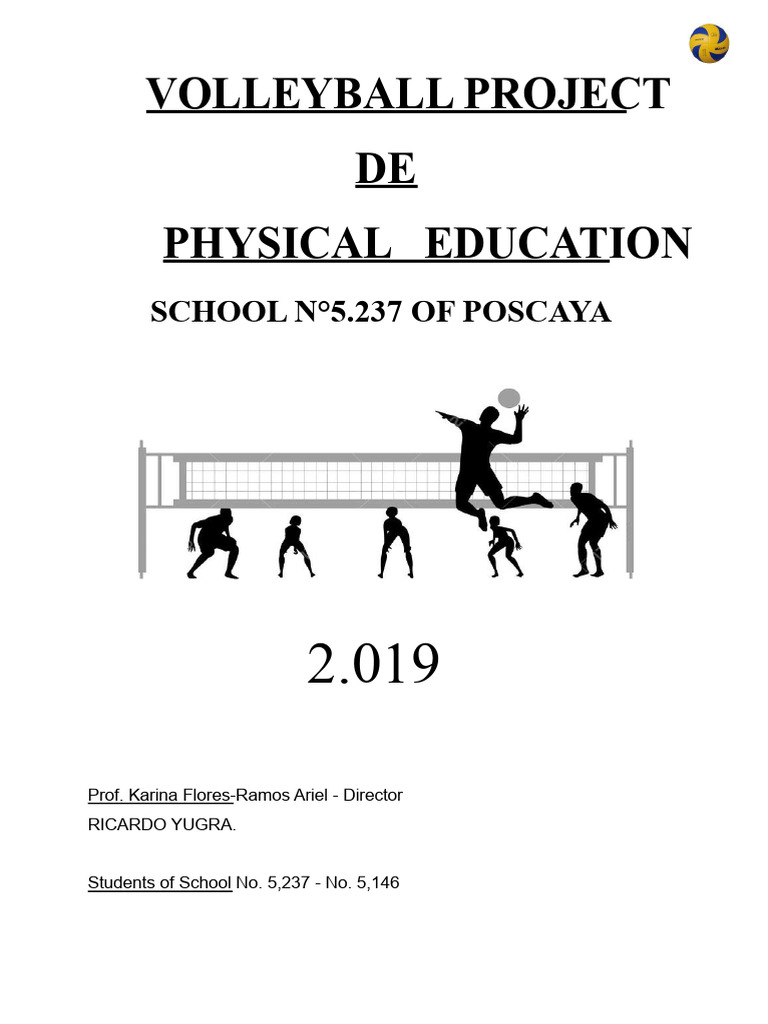 Volleyball Project for Student Development | PDF | Volleyball | Learning