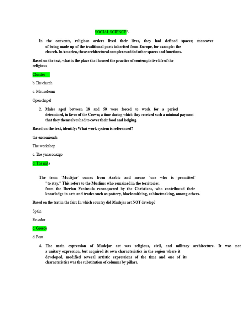 SOCIAL QUESTIONNAIRE 2bgu | PDF | Baroque | Church (Building)