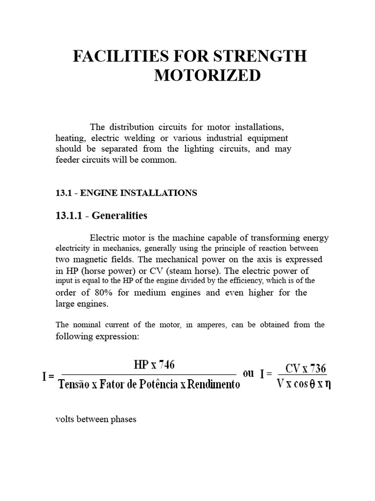 Electric Motor Installation Guide | PDF | Electric Motor | Belt ...