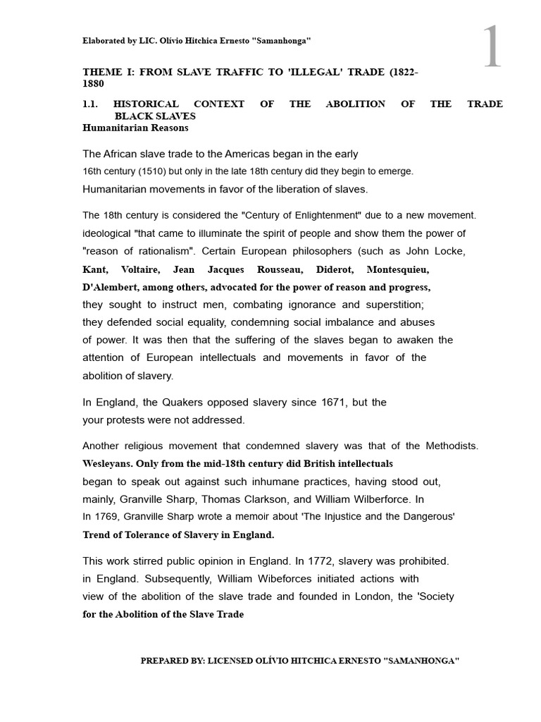 Issue - 11th Grade History | PDF | Angola | Slavery