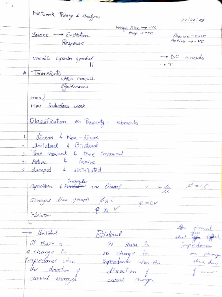 Network Analysis Circuits MG | PDF