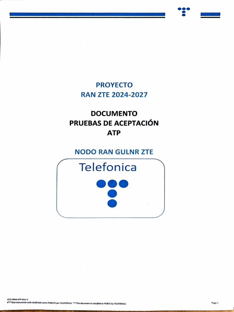 Atp Mercado El Arenal | PDF | Lte (Telecomunicaciones) | Telecomunicaciones