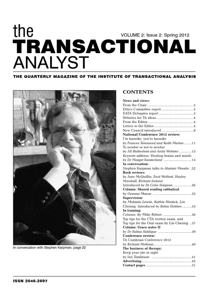 Entrevista Com Stephen Karpman | PDF | Psychoanalysis | Psychology