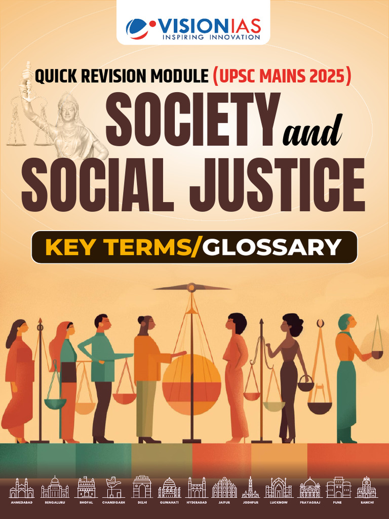 VisionIAS Value Added Material Society and Social Justice Key Terms ...