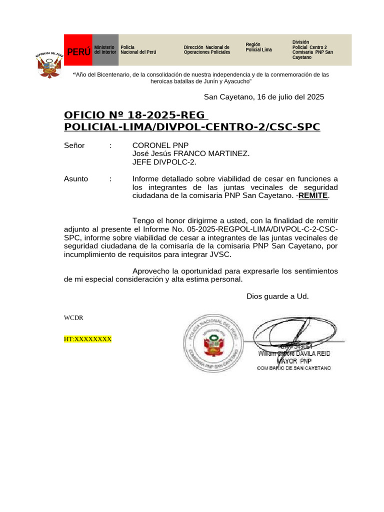 Informe de Juntas Vecinales San Cayetano Original | PDF | Gobierno