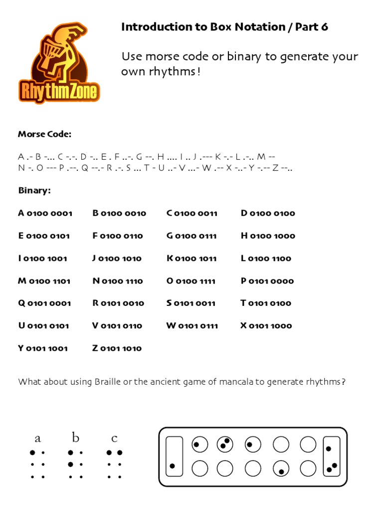 Box Notation 6 | PDF | Notation | Encodings