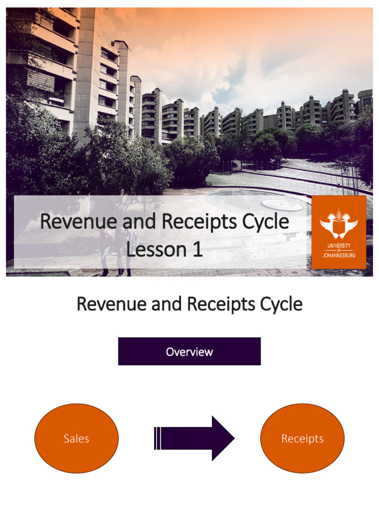 Revenue and Receipts Cycle Overview | PDF | Receipt | Invoice