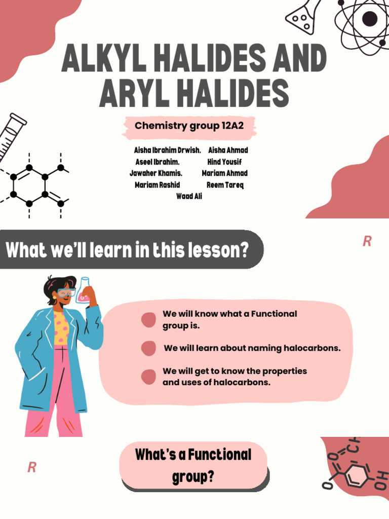 Alkyl Halides and Aryl Halides | PDF | Functional Group | Iodine