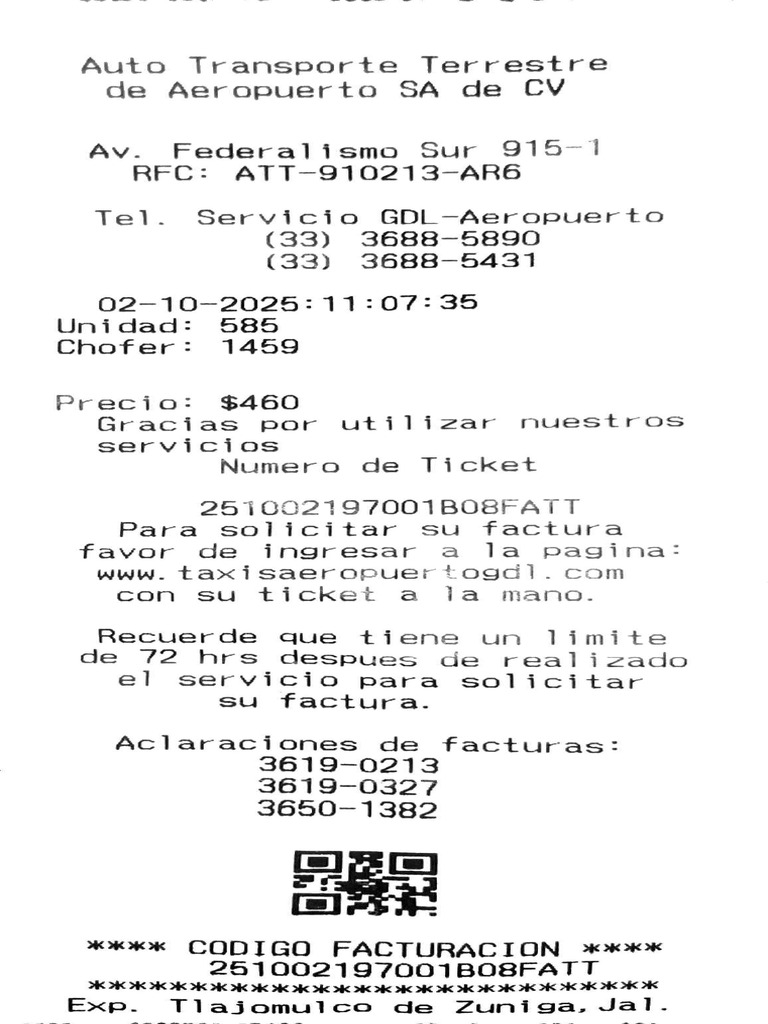 Ticket Taxi | PDF