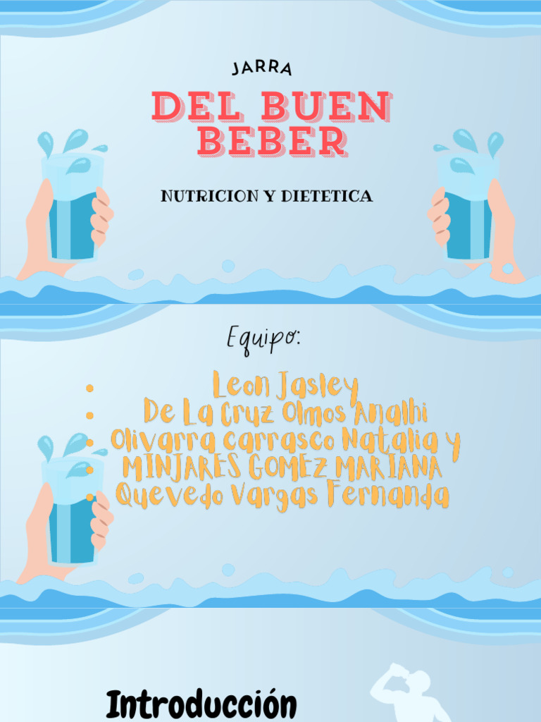 Guía de Hidratación: Jarra del Buen Beber | PDF | Bebida | Refresco