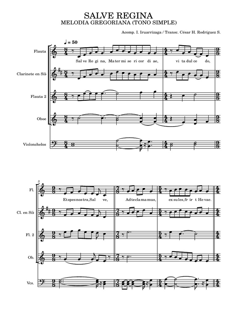 Salve Regina Gregoriano | PDF