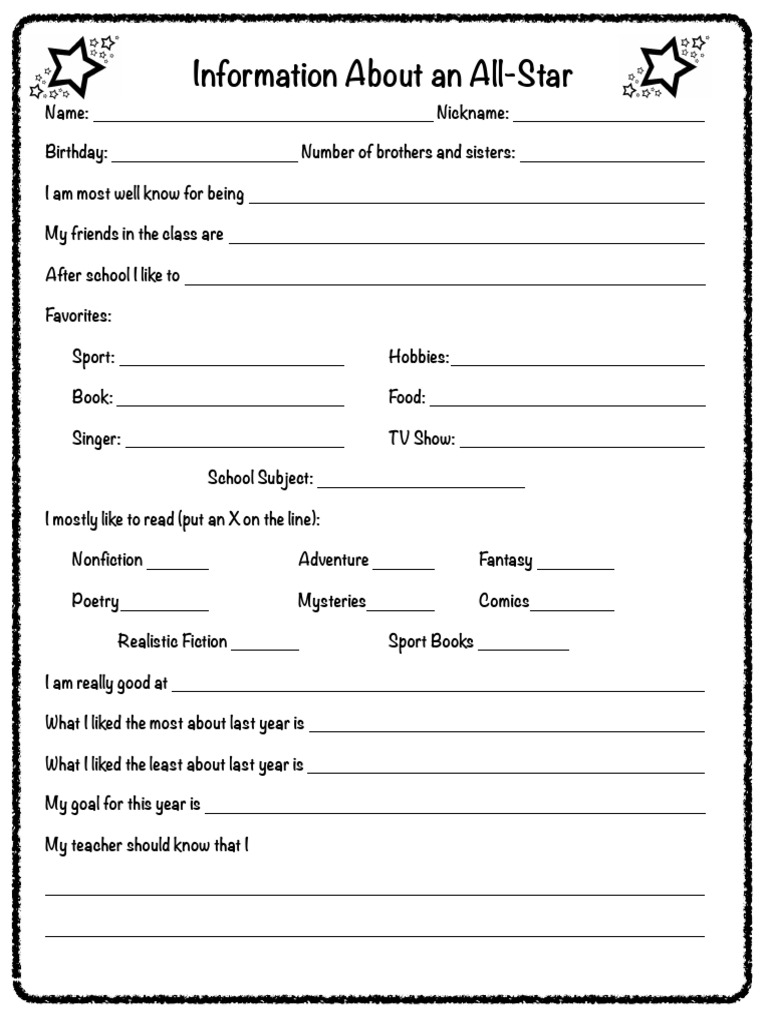 Information About An All-Star | PDF