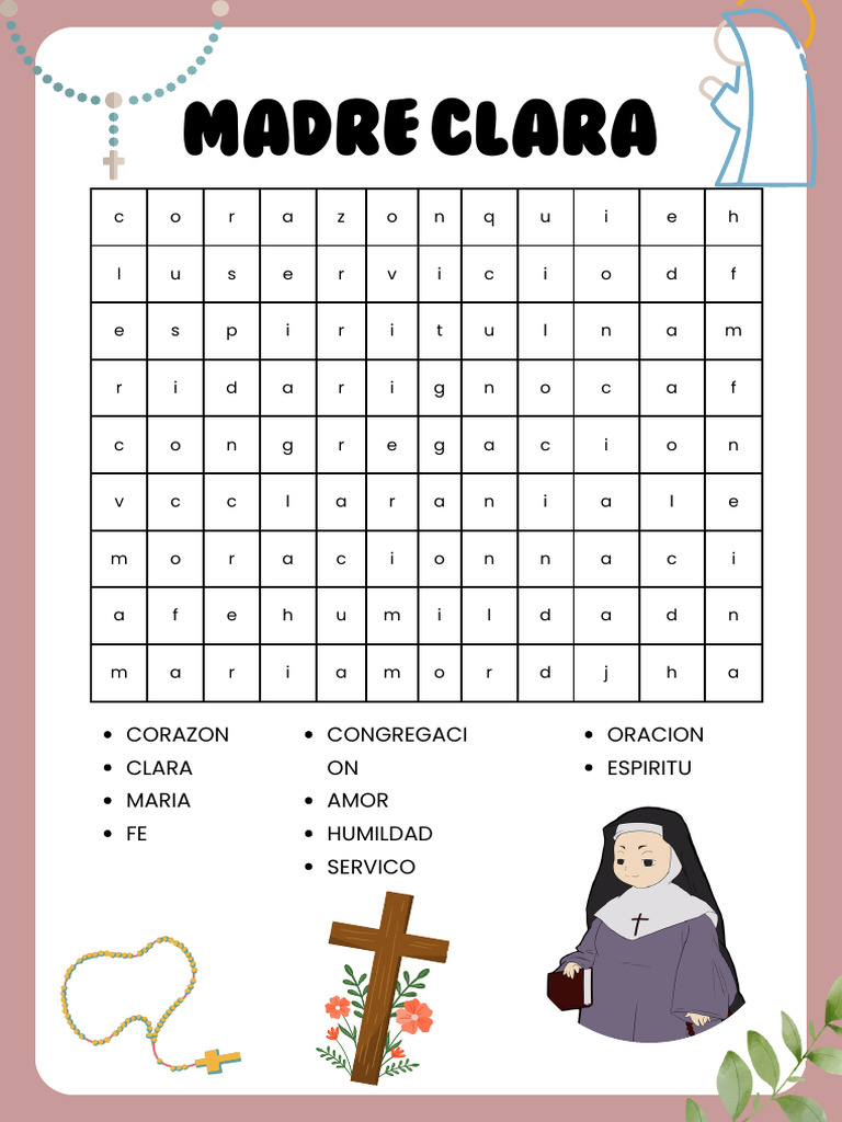 Science Plant Life Cycle Word Search Worksheet in White Green Nature ...