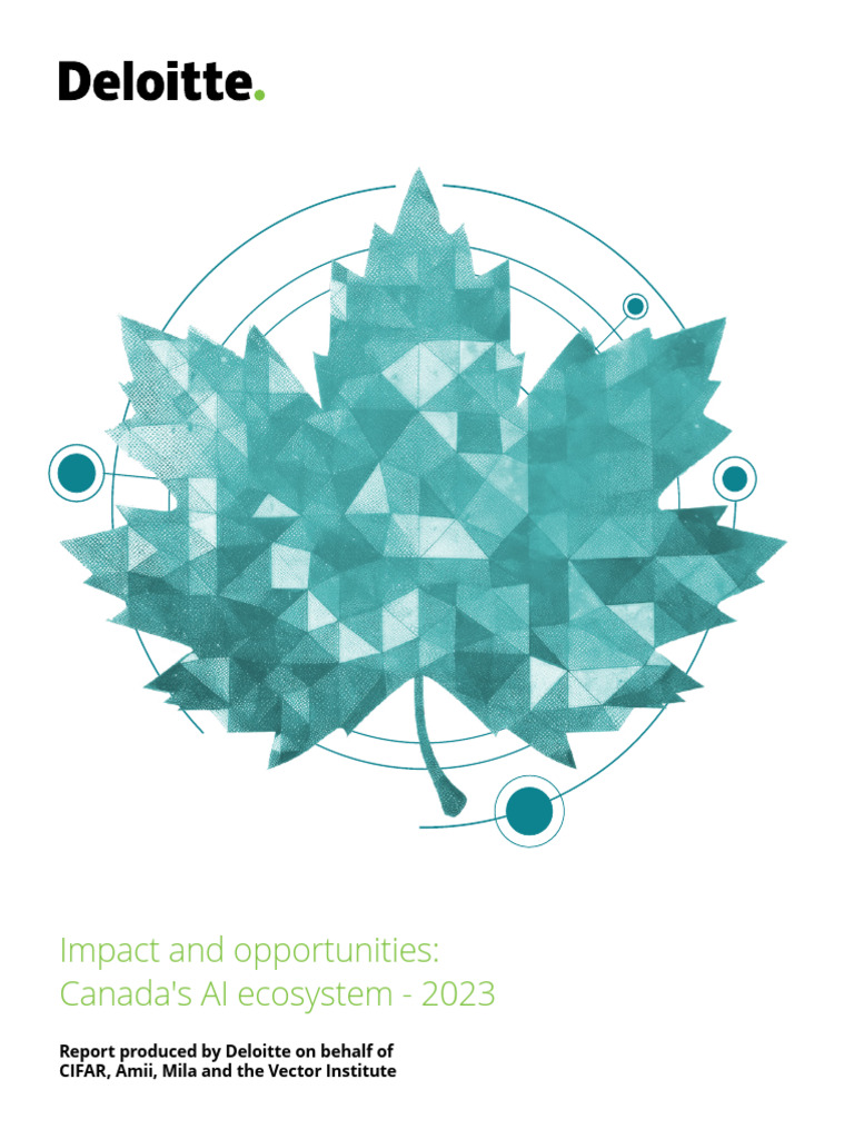 Canada's AI Ecosystem Insights 2023 | PDF | Artificial Intelligence ...