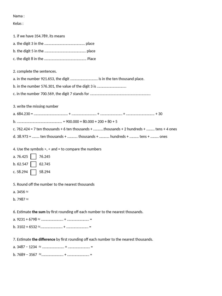 Grade 5 Soal Pts Math Semester 1 (Olim) | PDF | Chess Theory | Chess
