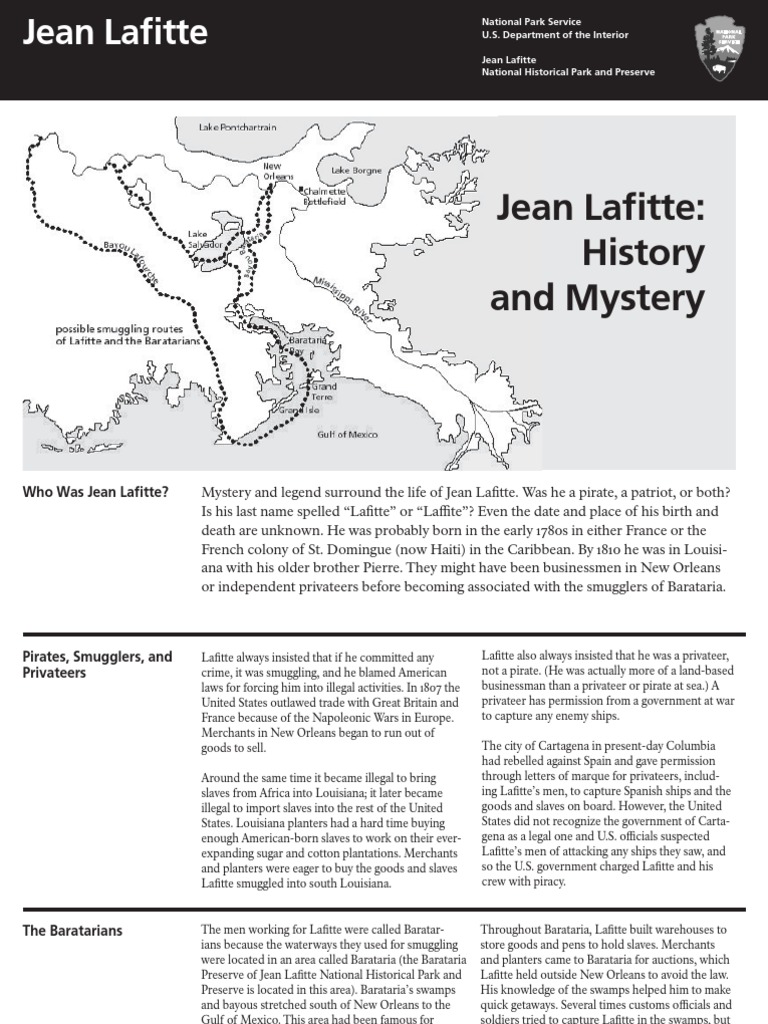 Jean Lafitte: Pirate or Patriot? | PDF | Privateer | Piracy