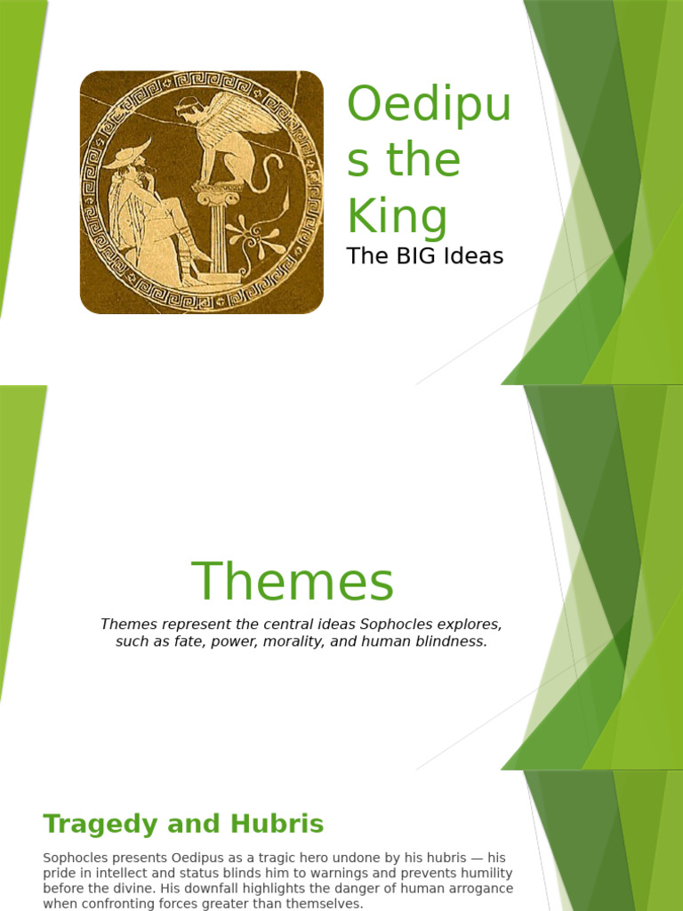 Themes and Lessons in Oedipus Rex | PDF | Oedipus | Sophocles