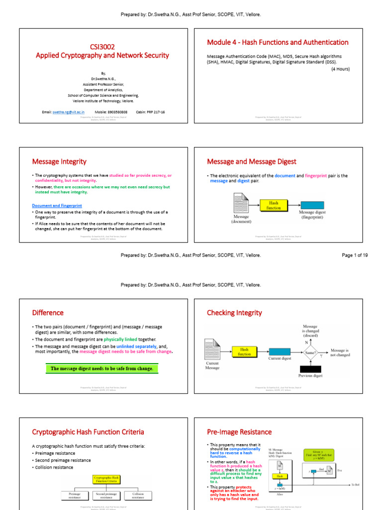 Cryptography-Vit-Module 4 | PDF | Algorithms And Data Structures ...